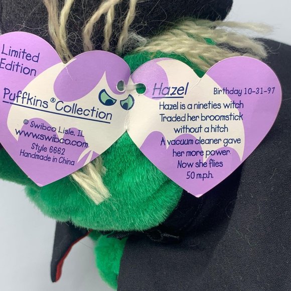 Swibco | Toys | Vtg Swibco Plush Witch Puffkin Halloween Toy 5 | Poshmark
